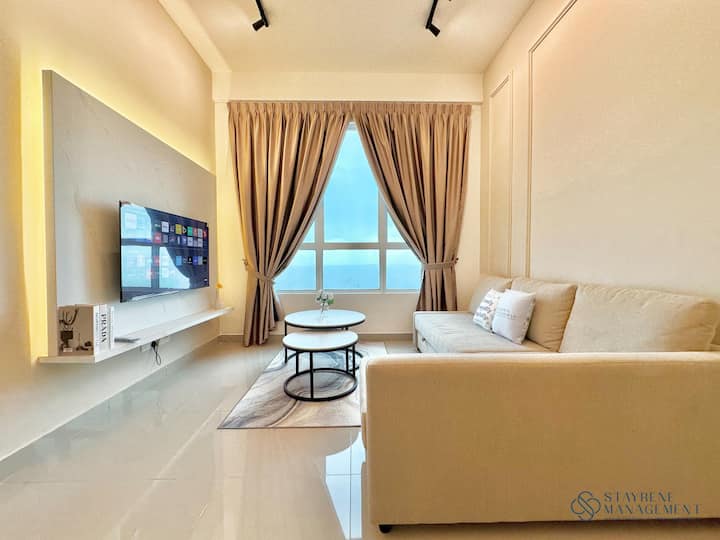 Amber Cove• Seaview•melaka•2bedroom/5pax•freewifi - Malacca
