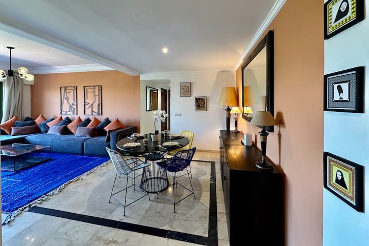 Majorelle/centre/terraces/pool - Marrakesh