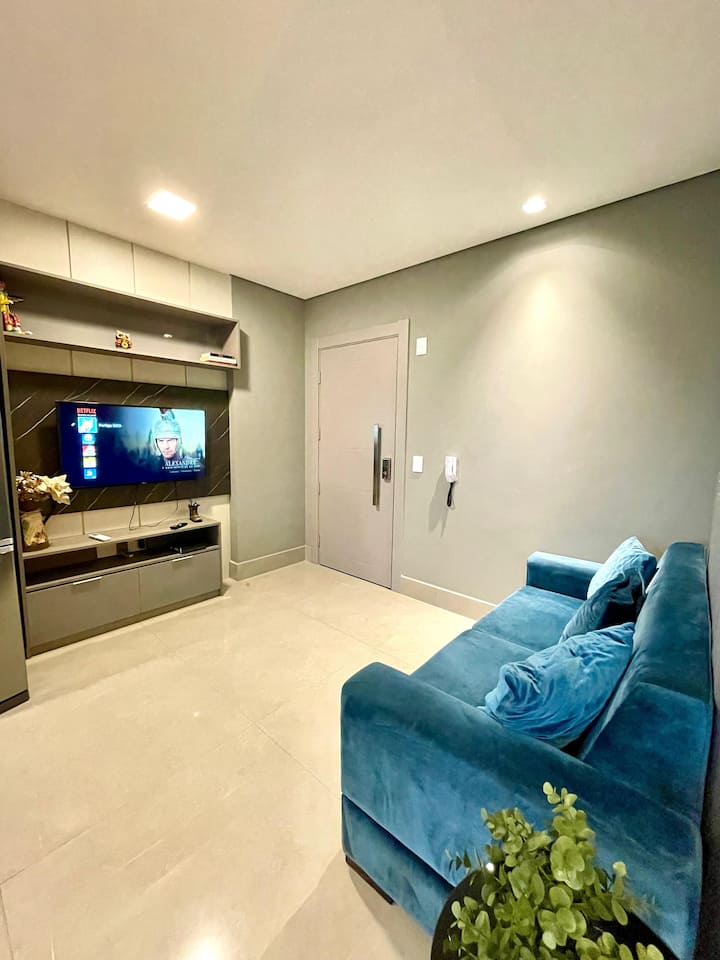 Flat Elegante, Confortável E Com Uma Bela Vista - Campo Grande