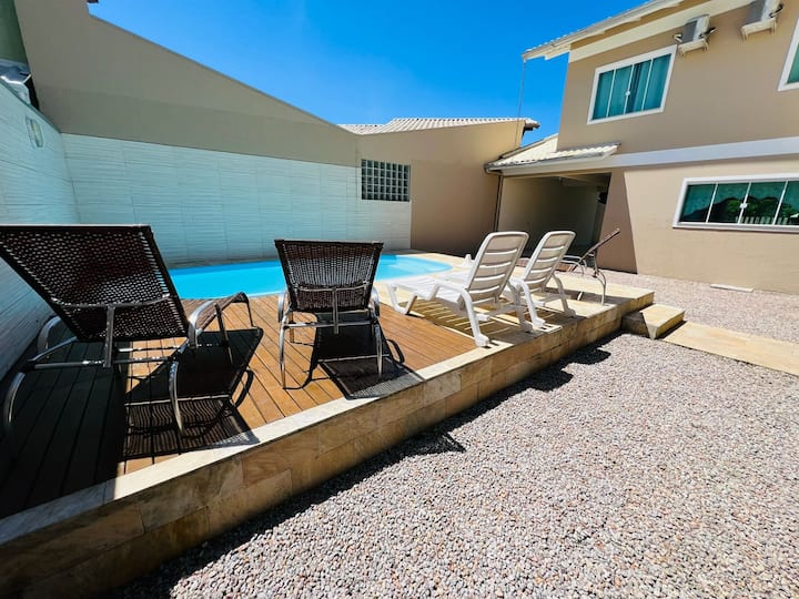 Excelente Casa 4 Quartos E Piscina Praia Mariscal - Bombinhas