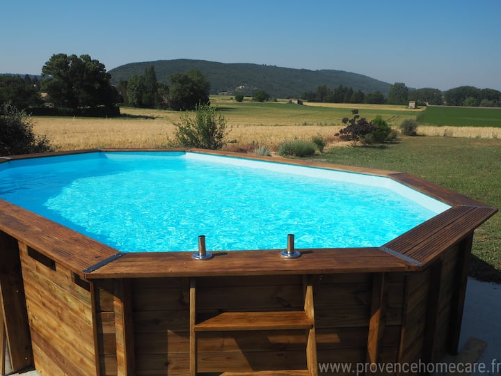 Le Prieuré, Maison 4/6 Couchages Avec Piscine. - Forcalquier