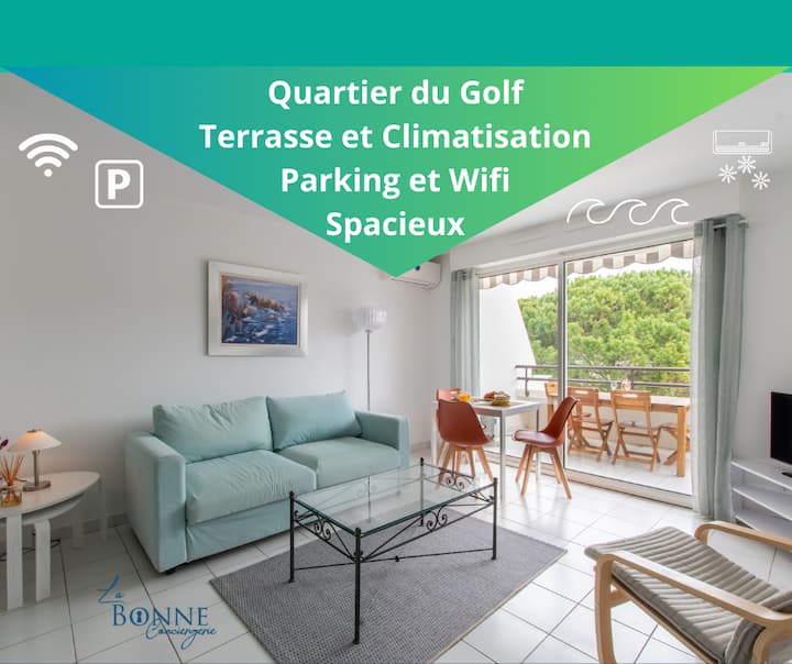 Plage Et Golf* Clim * Parking * Spacieux * Wifi * - Aigues-Mortes