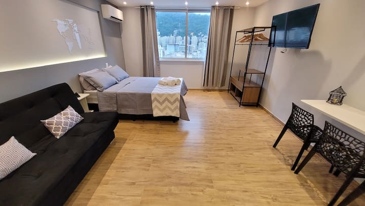 C1 Loft Em Copacabana Com Vista Do Cristo Redentor - Copacabana
