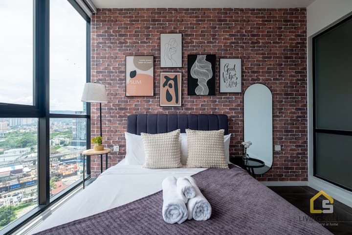 Supreme 1-bedroom#10 W/washer&dryer@klcc Scarletz - 吉隆坡