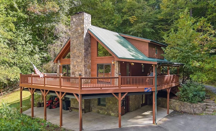 Private Log Home In Hot Springs Nc On Natl Forest - Hot Springs, NC