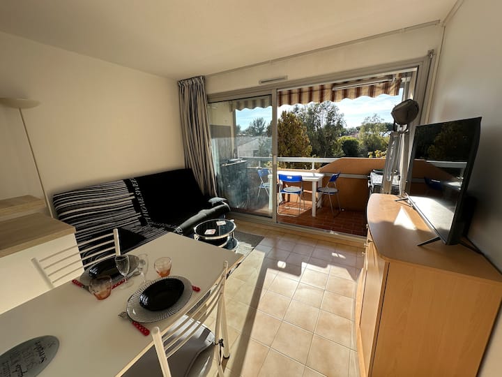 Bel Appartement Saint Raphaël Aperçu Mer Classé 2* - Agay