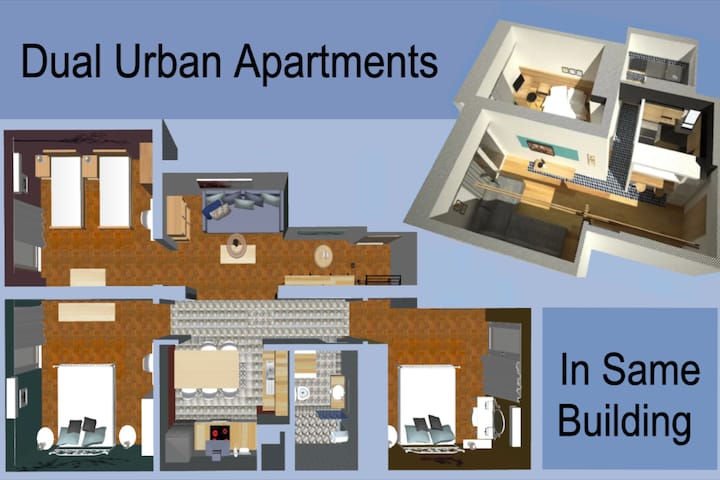 12 Guests: 2 Apts, Near Metro! - Athens