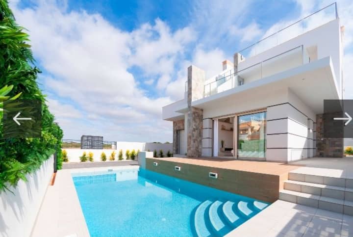 Villa De Sol With Swimming Pool, Sauna And Jacuzzi - Los Alcázares