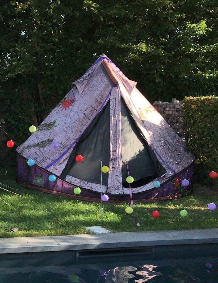 Tml Glamping Tent Aan Zwembad - "Spirit" - 봄