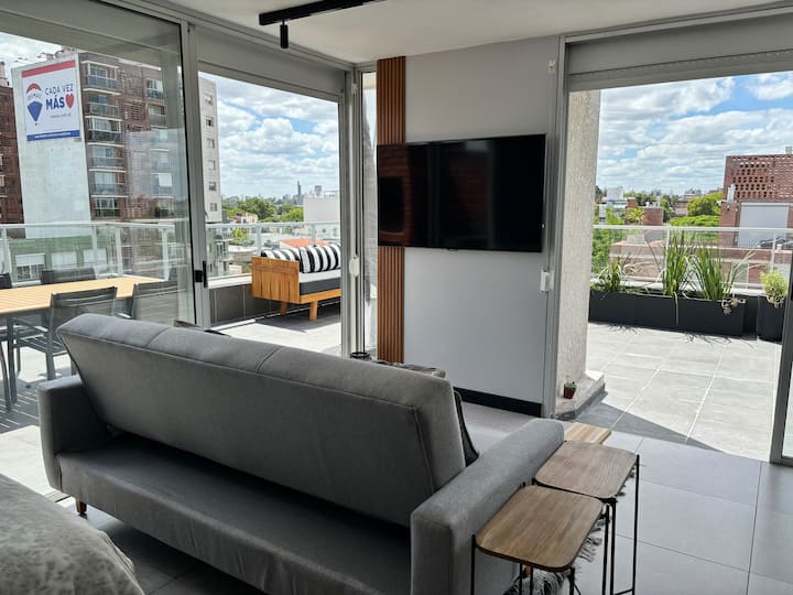 Monoambiente  Con Gran  Terraza - Montevideo