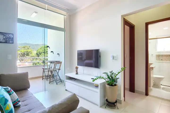 Apt 6hosp+piscinas+churrasqu+secadora+2ar+1garagem - Ubatuba