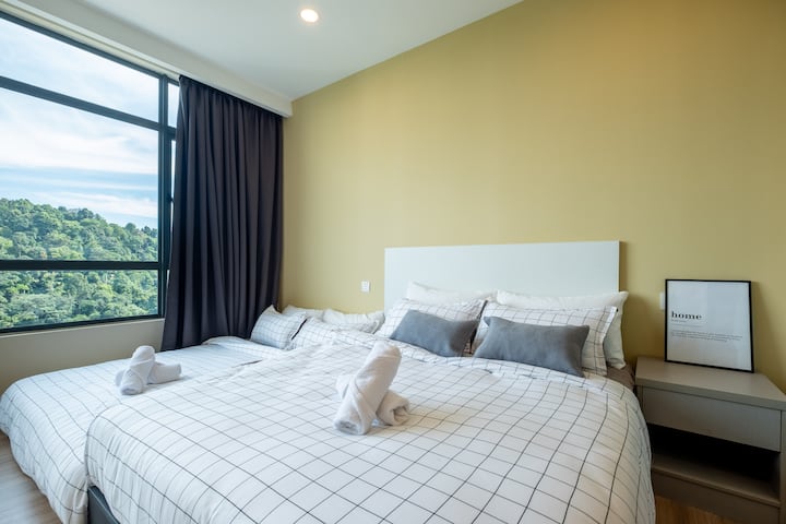 Greenery Getaway Mountain View 1br 4pax Cheras - Hulu Langat