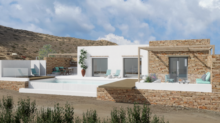 Calma 1 Premium Villa  Style House| Private Pool - Ios