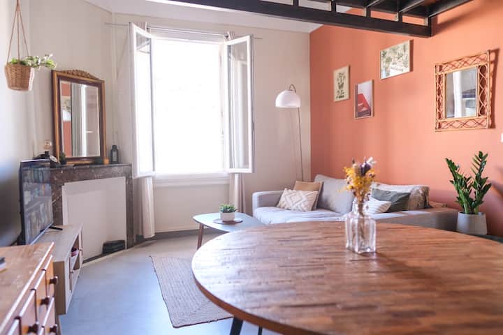 Cosy T3 Style Loft Proche Gare / Centre-ville - Montpellier