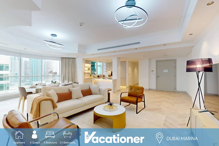 Trident Waterfront - Gorgeous Three Bedroom - Dubai Marina