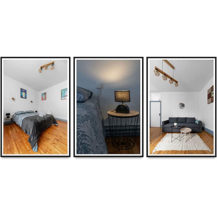 Appartement Lumineux, Pkg Gratuit - Bellerive-sur-Allier
