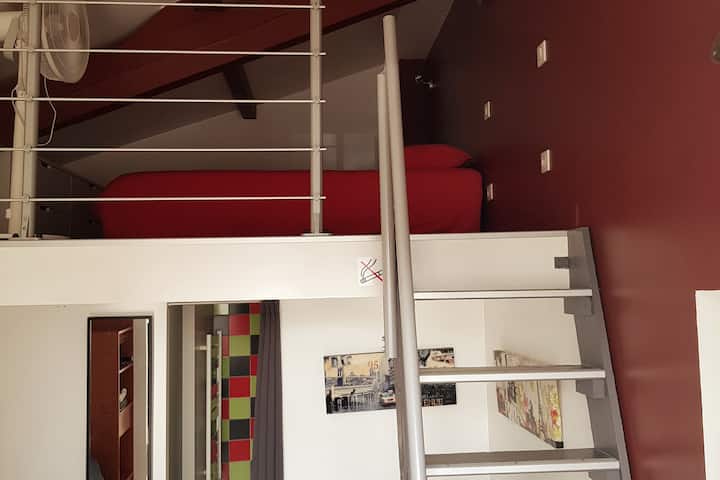 Chambre + Salle De Bains, Cuisine, Idéal Surf Golf - Biarritz