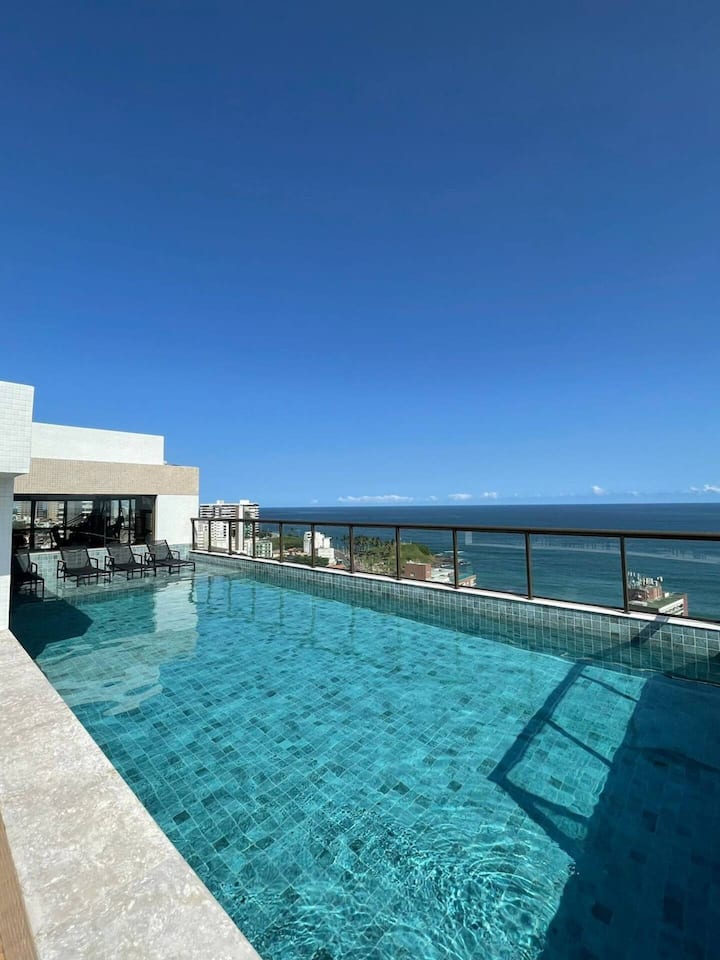 Estudio Novo, Wifi, 2 Min Da Praia - Barra Premium - Barra