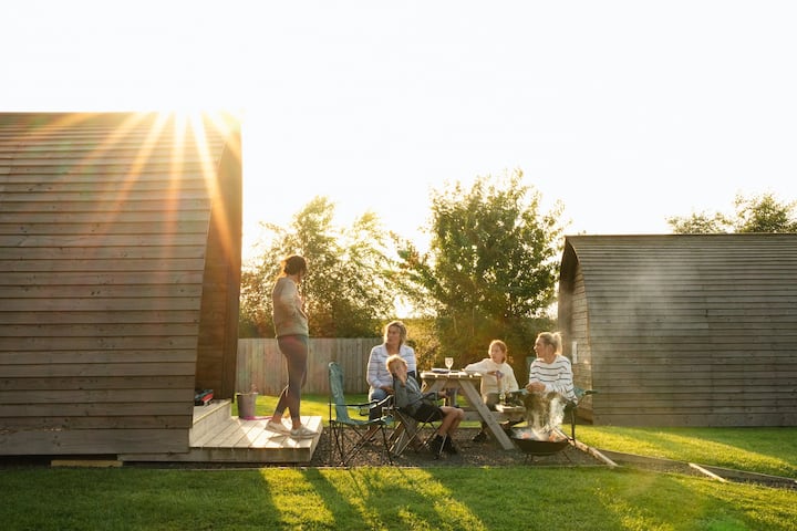 En-suite Wigwam 9 - Springhill Farm Holiday Accom - Bamburgh