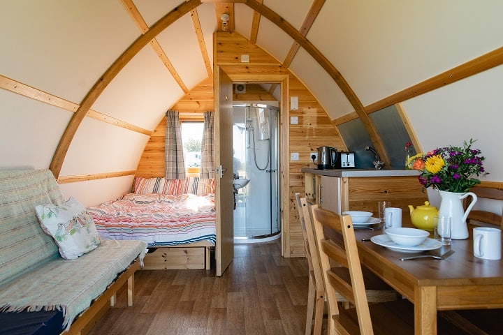En-suite Wigwam 15 - Springhill Farm Holiday Accom - Northumberland