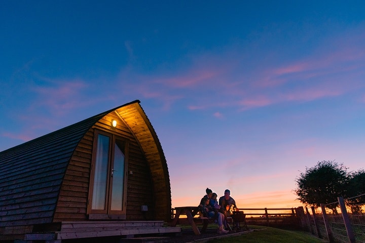 En-suite Wigwam 16 - Springhill Farm Holiday Accom - Northumberland