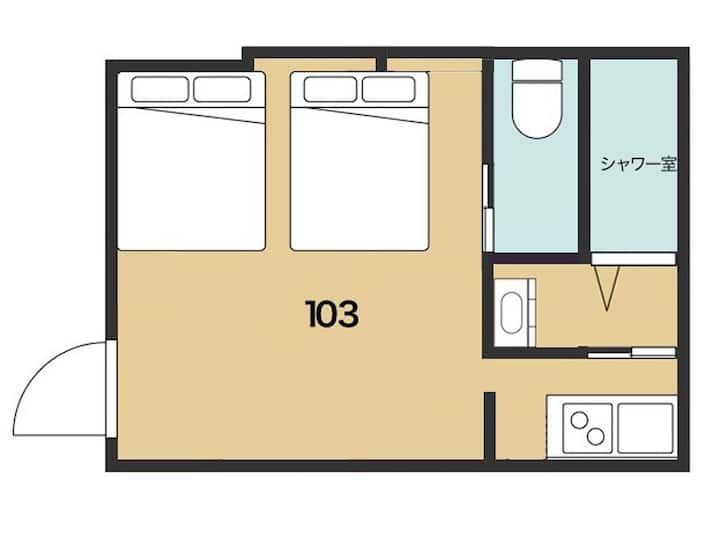 H103-ax/ 新宿エリアJr新大久保駅徒歩5分/ファミリー&カップルに最適（最大4名お子様ok） - Shinjuku City