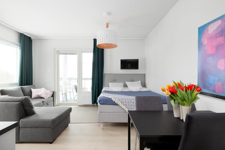 New 2br Home With Sauna Espoo Park - Espoo
