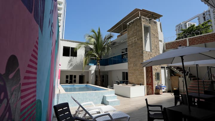 Casa Bellamare #1 Marbella Playa Centro Acogedor - Cartagena