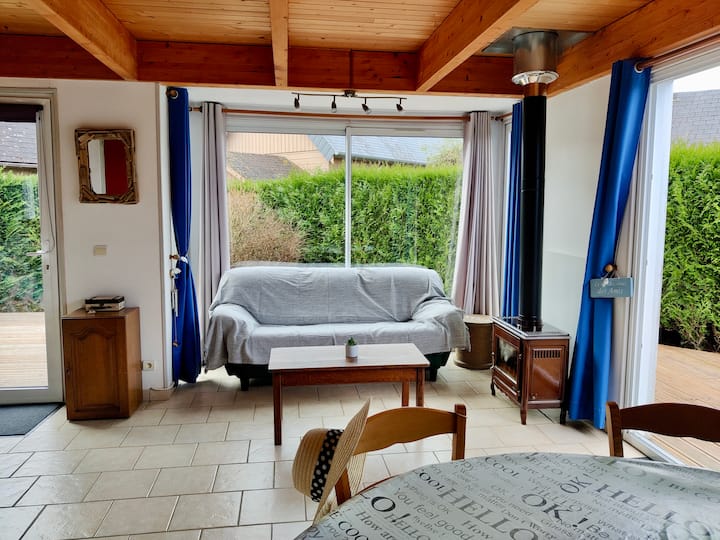 Maison Calme Et Lumineuse De Plain-pied (4 Pers) - Département Calvados