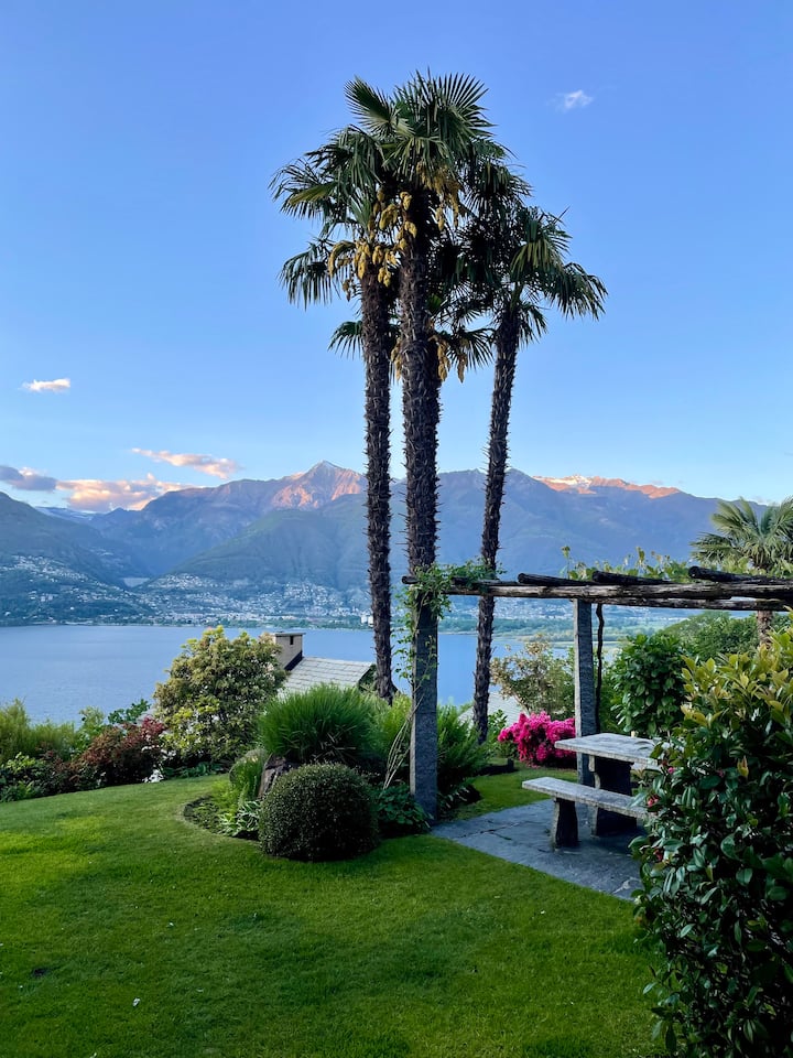 Stunning Sunsets At Casa Robinia - Gambarogno