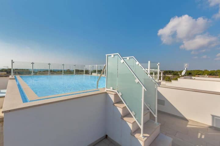Piscine Panoramique Vue Mer - Wifi Rapide & Clim - Nardò