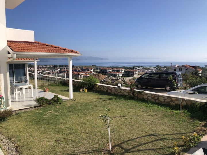 Datça Merkezde Full Deniz Manzaralı Ev - Datça