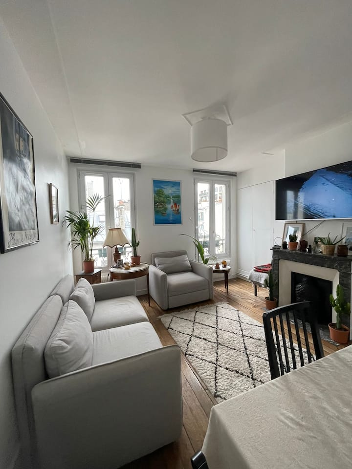 The Belleville Getaway - Paris 67 M2 Apt For 3-5 - Paris