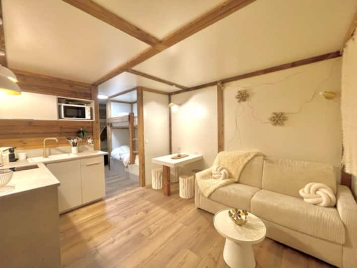 Terrasse, Vue Mont Blanc, Chamonix Centre - Lac du Brévent