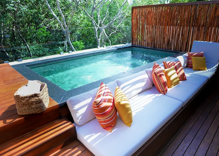 036| Brand New Villa Rooftop Jacuzzi Fast Wifi - Playa del Carmen