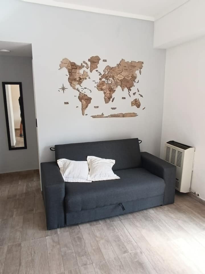 Departamento Luminoso. Full Equipado. 4 Personas - 마르델플라타