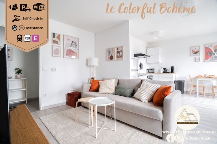 Le Colorful Bohème - Proche Paris Et Rer E - Rosny-sous-Bois