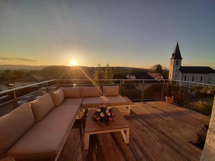 Duplex Jardin Entre Lac Et Montagne - Rumilly