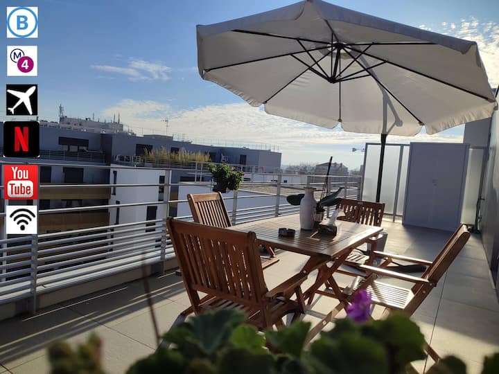 Paris Expo Orly Cdg Terrasse Parking - Clamart