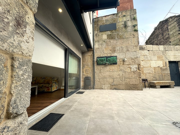 Centro-vigo. Apartamento Rehabilitado, Con Patio. - Vigo