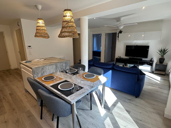 T3 De Standing 65m2, 1 Box Privé, 200m Des Plages - Collioure