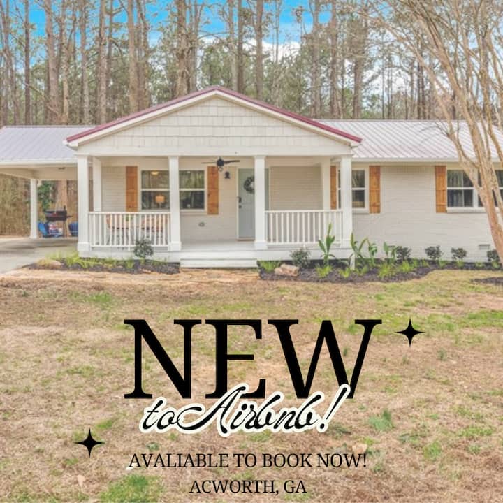 Cozy,convenient Home In Downtown - Acworth