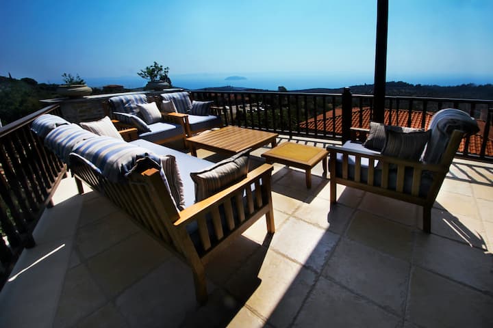 Villa With Sunset & Sea View - Sarti