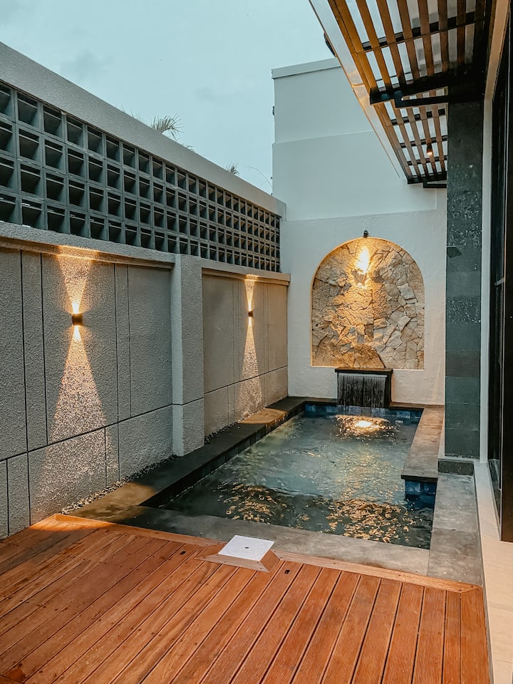 New 3br Calm & Stylish Villa Near Seminyak Beach. - Denpasar