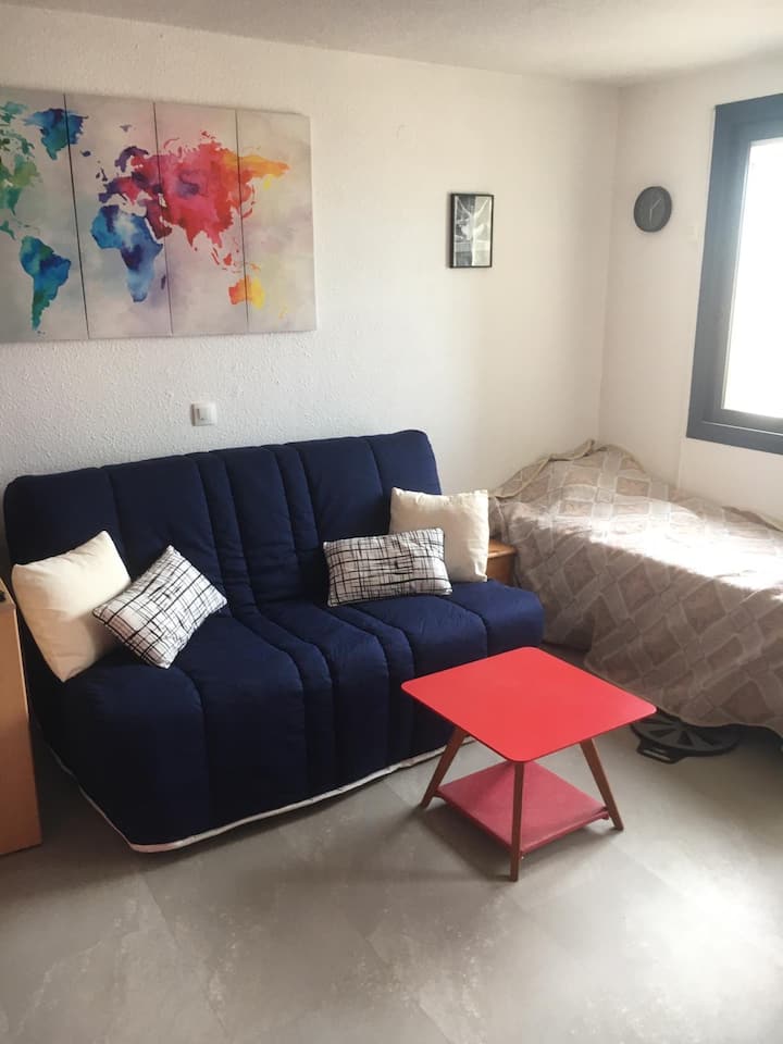 Joli Studio Vue Mer Centre Place - Canet-en-Roussillon