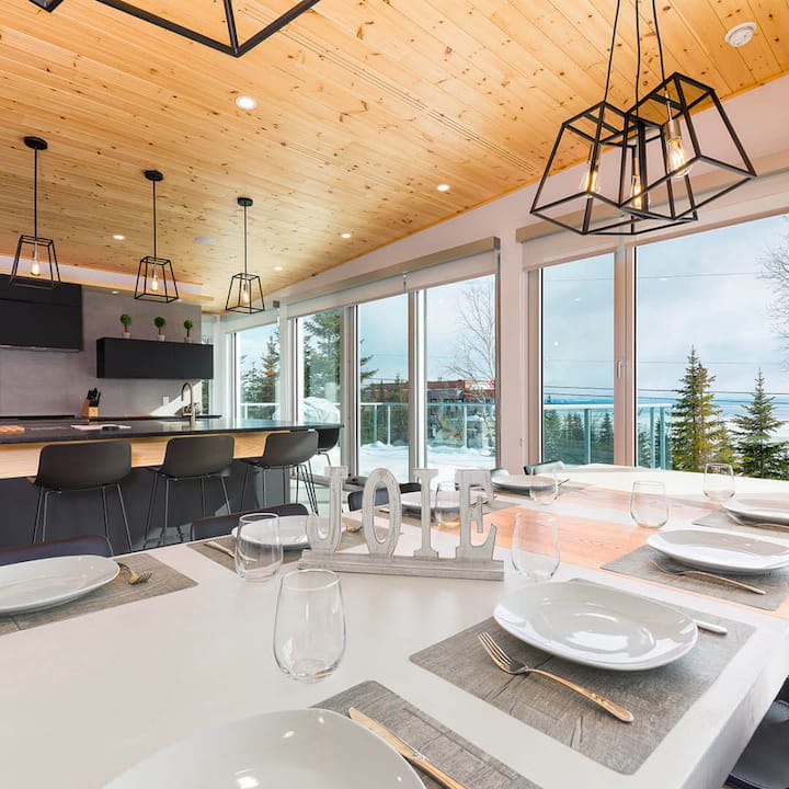 Le Rupin 77: Luxueux, Contemporain, Spa, Vue - Quebec