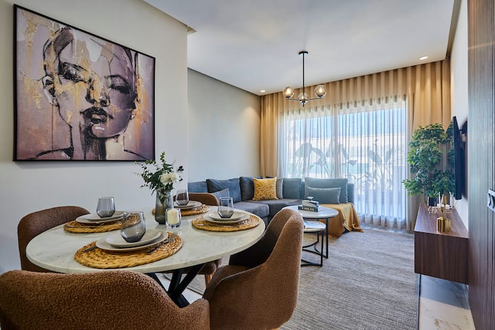 Sleek And Modern 2-bed Unit In Downtown Casa - Casablanca