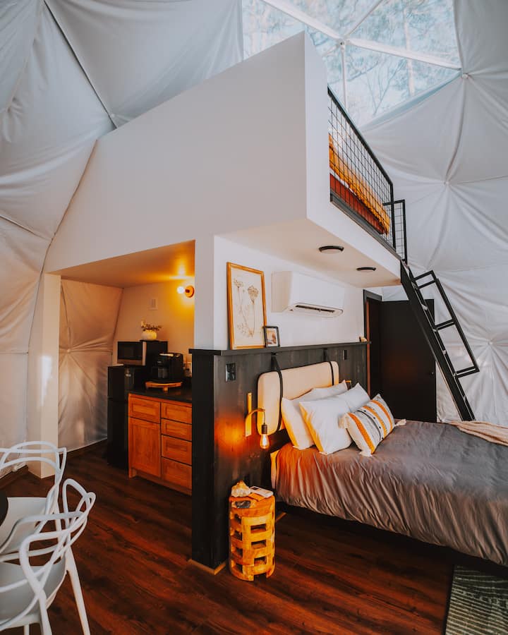 Macarthur Geodesic Dome | Starlight Haven - Hot Springs, AR