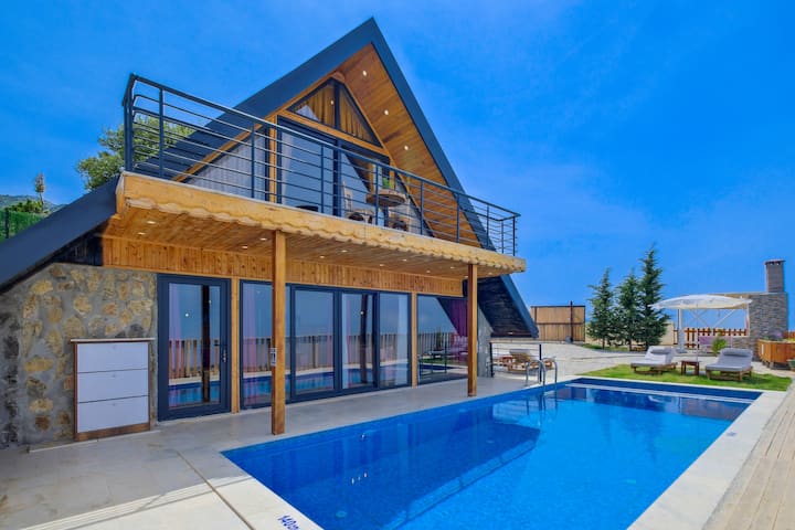 Sea View Triangular Villa W2br - Boğaziçi
