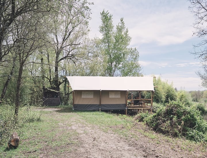 Camping D'artagnan - Tente Safari 5p - Gers